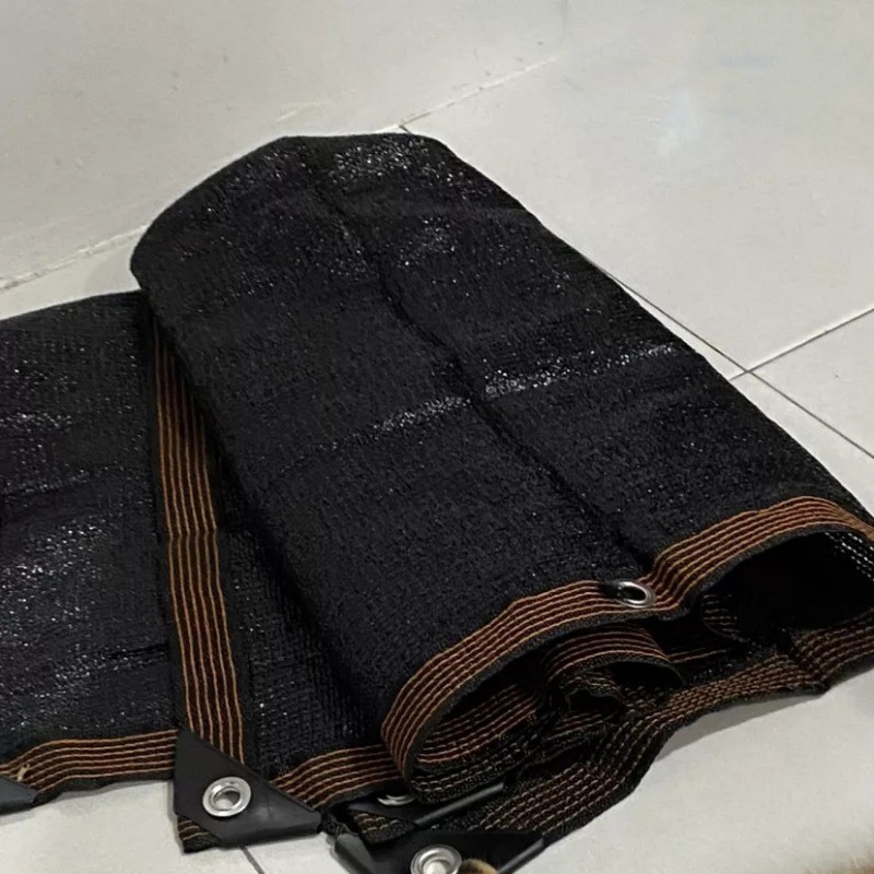 Thicken Black Sun Shade Net Sun Shelter for Home Balcony Privacy Fence ...