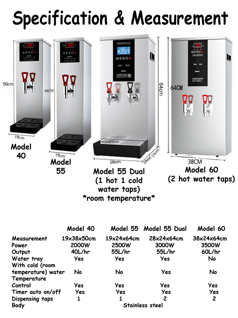 Hot Water Dispenser (3 models), Hot Water Machine/ 热饮水机/ 自动煮水机/ 烧水机 ...