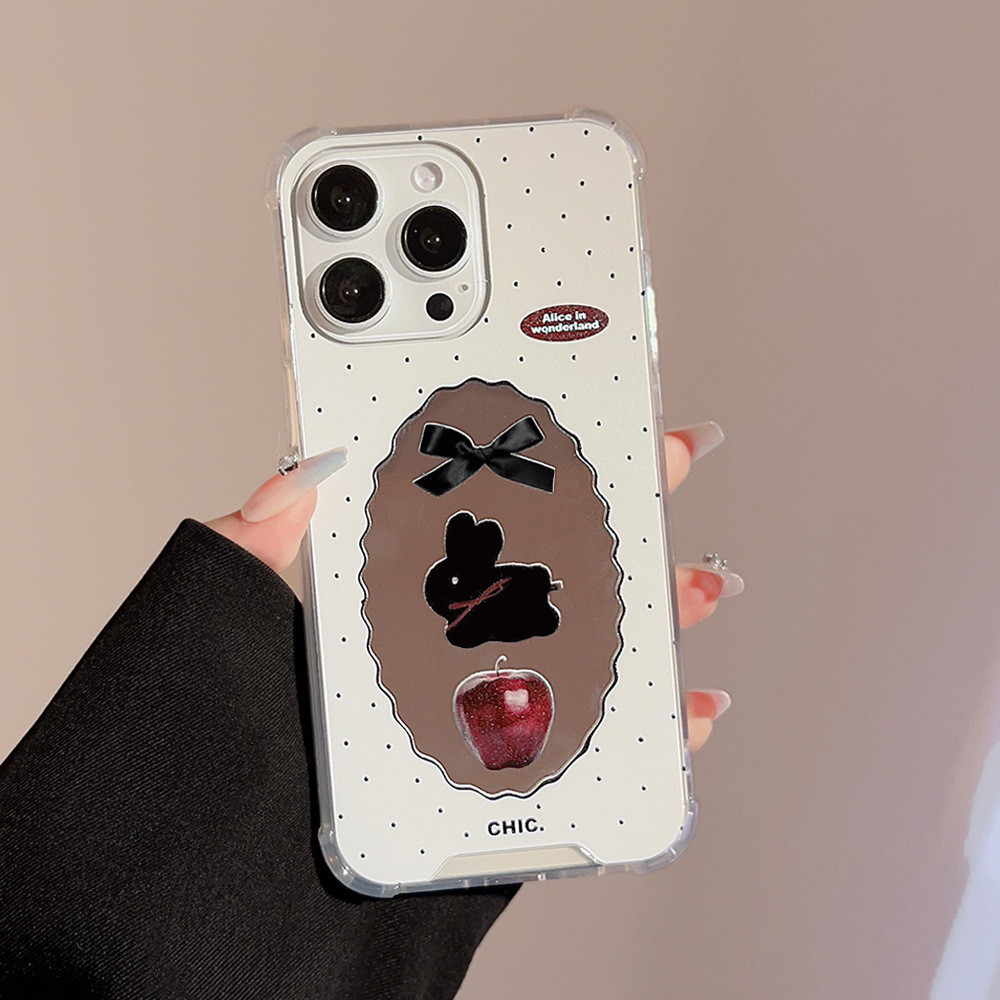 Specular dot bunny drop proof phone case tpu silicone for apple iphone ...