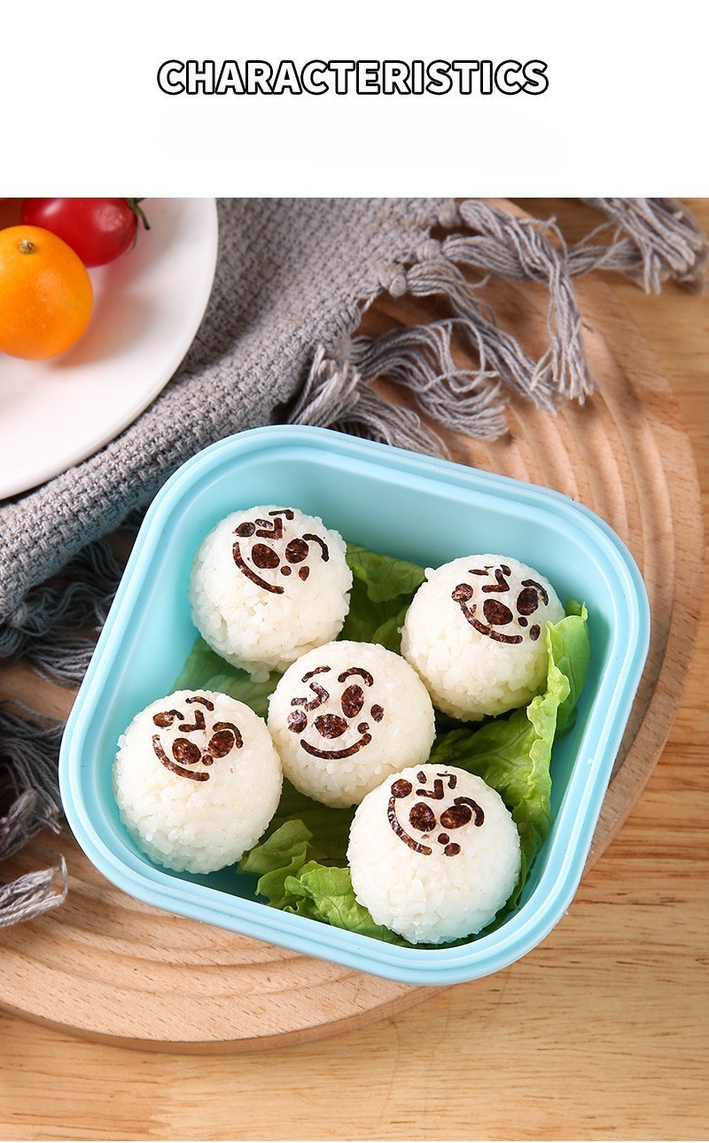 Onigiri Mold Set - 6 in 1 Spherical Rice Ball Maker Mould Baby Kids ...