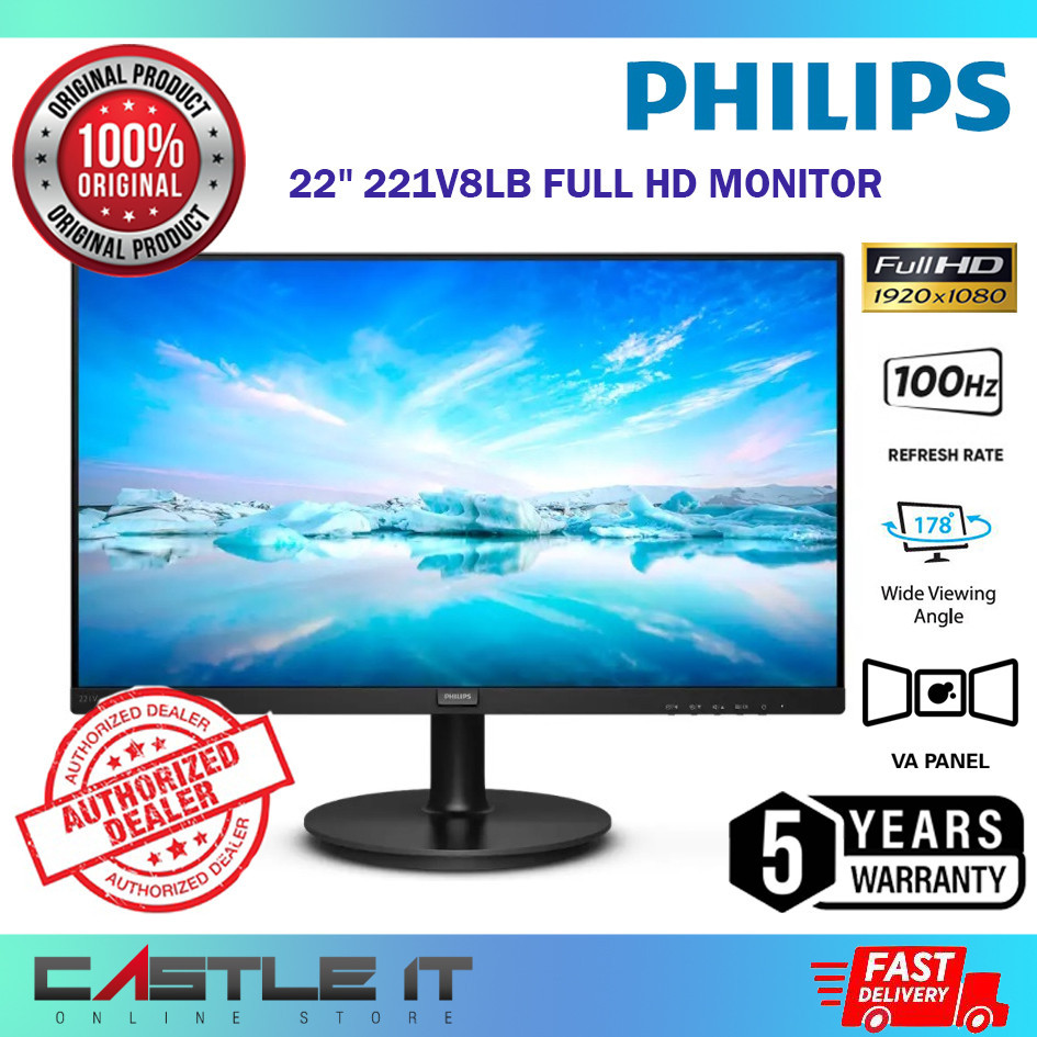 Philips 22 inch IPS Monitor 22E1N1100 Full HD 120Hz 1ms Adaptive Sync ...