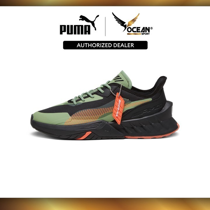 PUMA Men's MAPF1 AMG Maco SL Sneakers Casual Shoes - Black-Light Mint ...