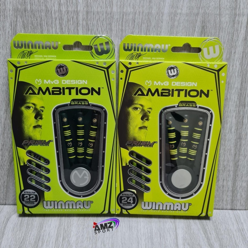 WINMAU AMBITION DARTS MVG DESIGN (STEELTIP 22G /24G) | Shopee Malaysia