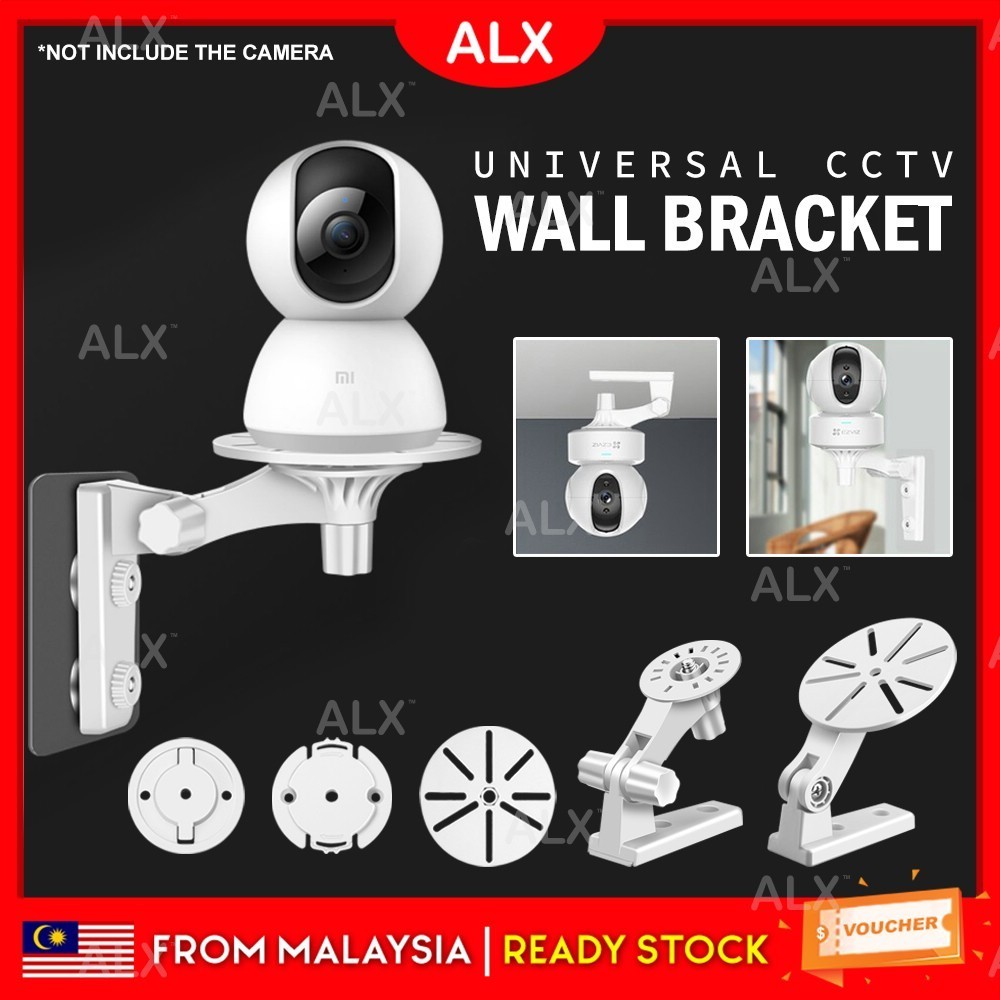 ALX Universal CCTV Holder Wall Mounted Camera Rack CCTV Bracket Punch ...