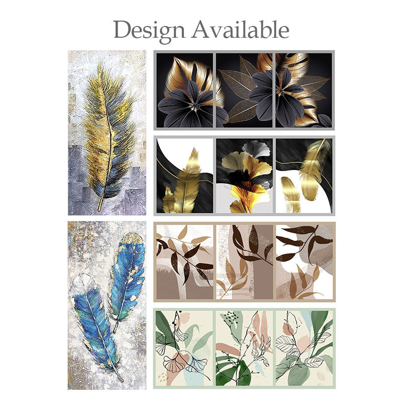 Romantika Canvas Print with frame 40x90CM Botanical Canvas Painting ...