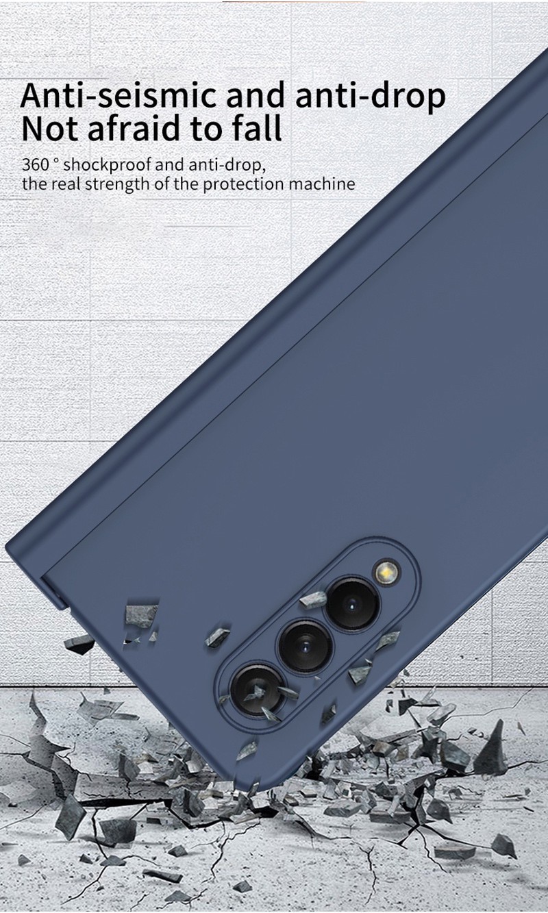 Phone Case For Samsung Galaxy Z Fold 6 5 4 3 5G With S Pen Slot Holder ...