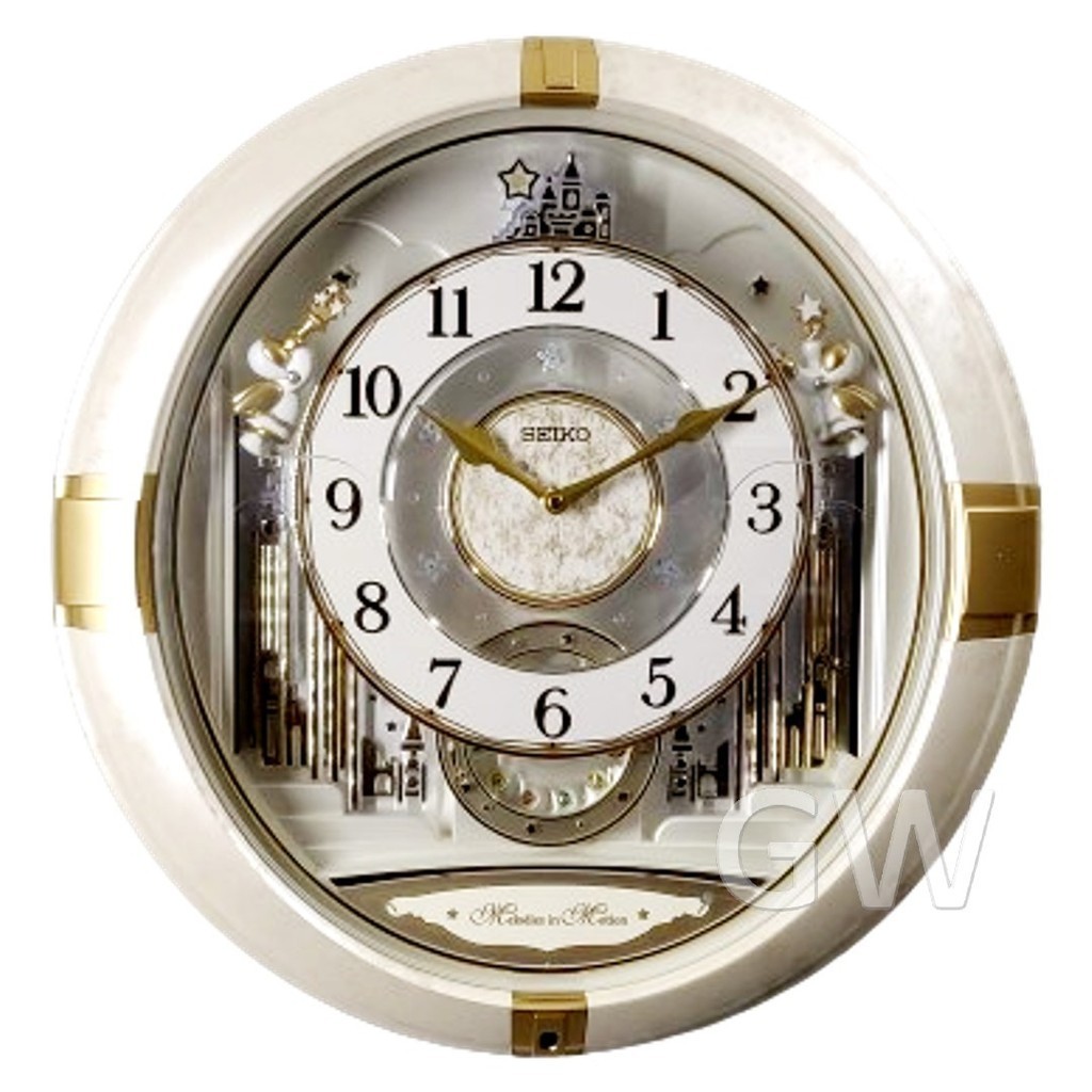 100% ORIGINAL SEIKO Melodies in Motion Volume Light Sensor Wall Clock ...