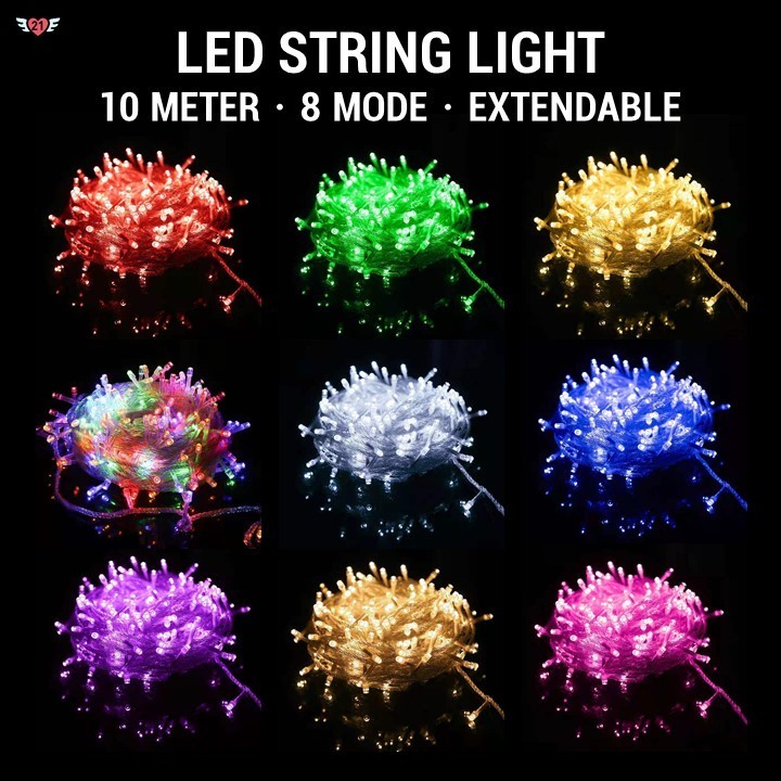 10M Led Light Fairy Light Decor Light Led String Twinkle Starry Fairy ...