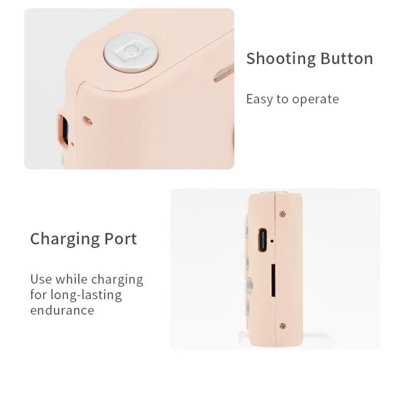 Mini Digital Camera 50MP 4K Zoom Self-Timer 64GB Extended Memory Anti ...
