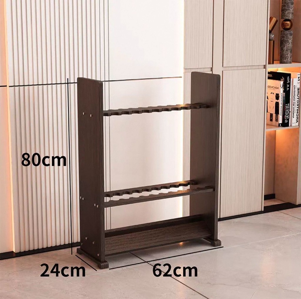 BuyerPick Snooker Triangle/Rectangular Cue Storage Holder Rack Cabinet ...