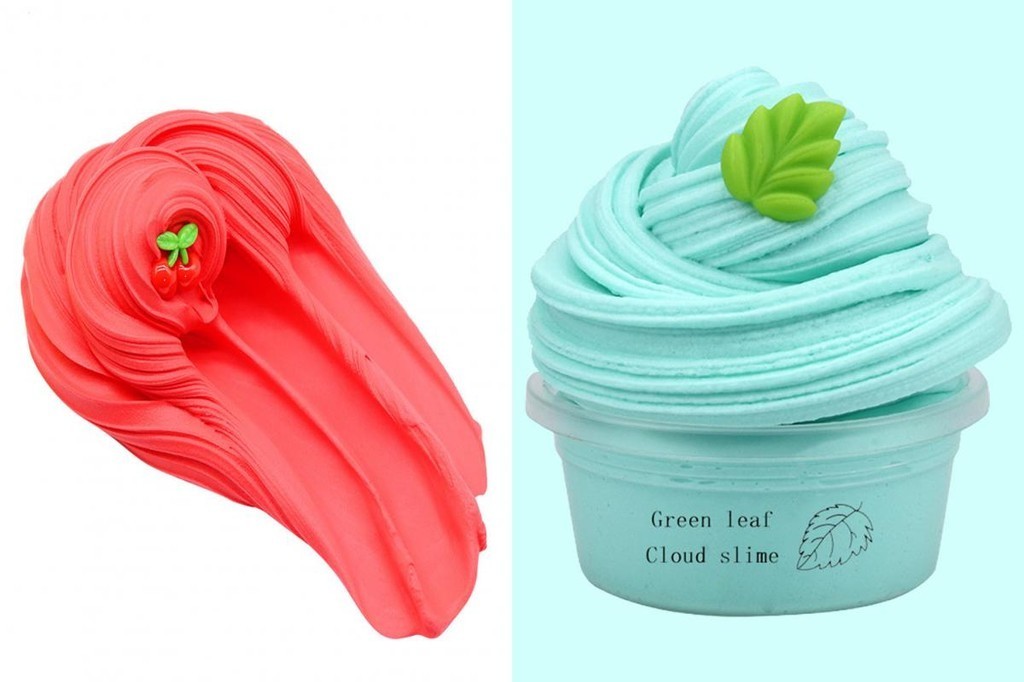 /LO/ 60ml Stretchy Cloud Slime for Children Decompression Fruit Cherry ...