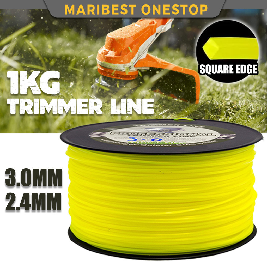 2.4 / 3.0MM 1Kg Grass Trimmer Line Grass Cutter String Grass Trimmer ...