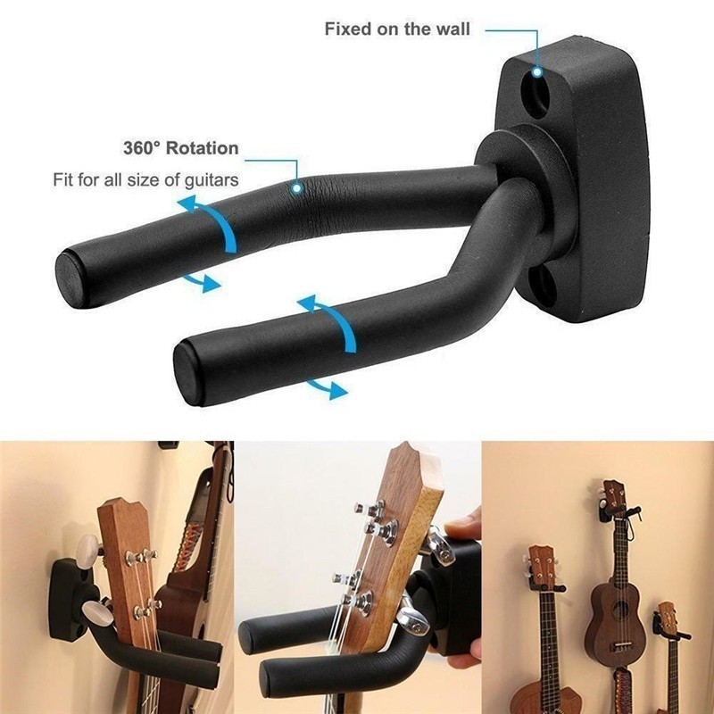 【Fast delivery】Guitar Bass All String adjustable Instrument Wall Hanger ...