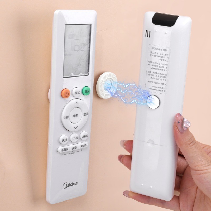 Magnet Remote Control Hooks - Self Adhesive Wall Mount Rack - Anti-Lost ...