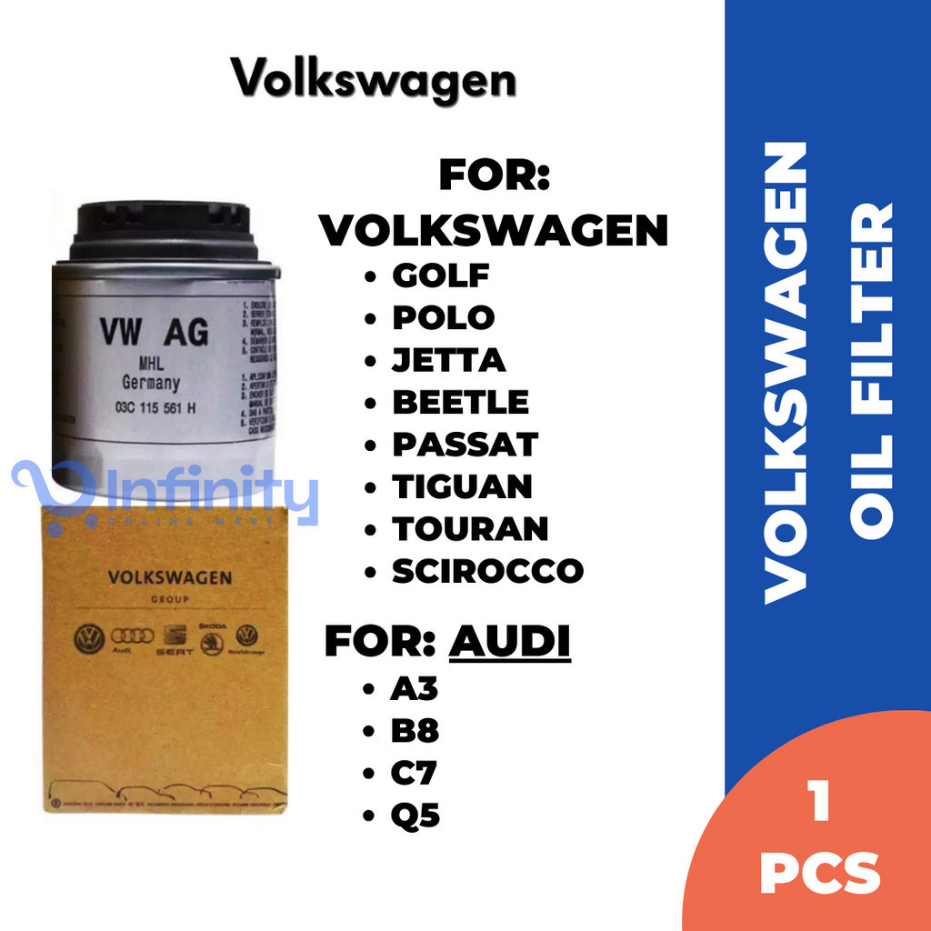 Volkswagen Oil Filter For Polo/ Golf/ Jetta/ Scirocco/ Beetle/ Touran ...