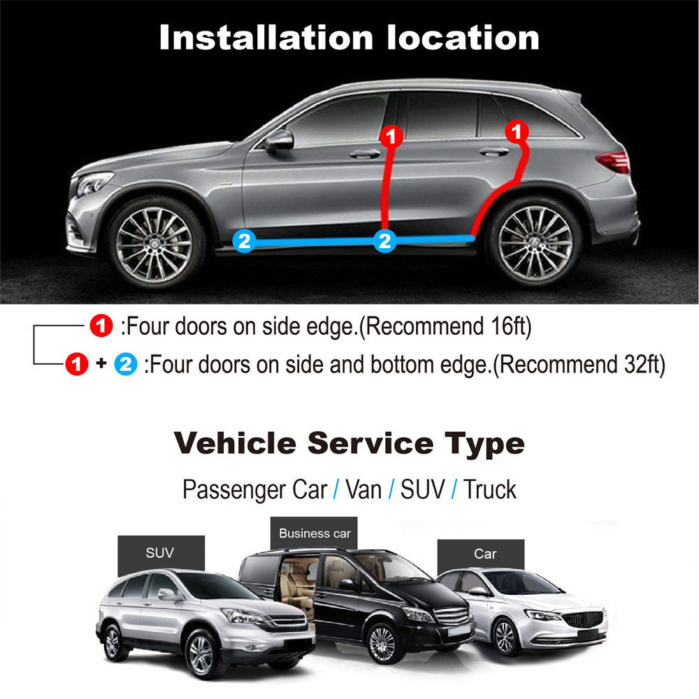 New 5m Universal Car Door Edge Guards Clear Rubber Seal Protector U ...