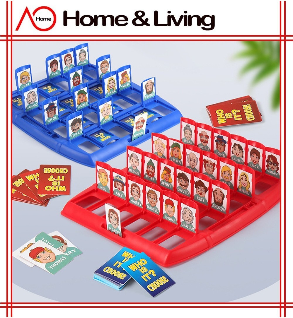 AO Home Family Board Game Guess Who I Am Game Mystery Character ...
