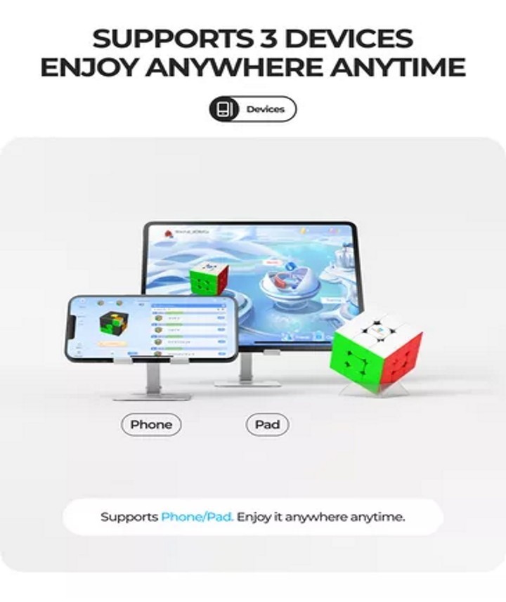 Gan Monster Go Ai 3x3 Magnetic Puzzle Cube Bluetooth Speed Cube ...