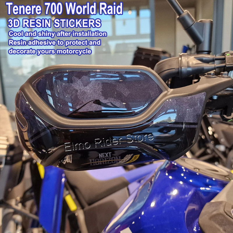 Tenere 700 2023 Accessories Motorcycle Handguard Sticker 3D Epoxy Resin ...