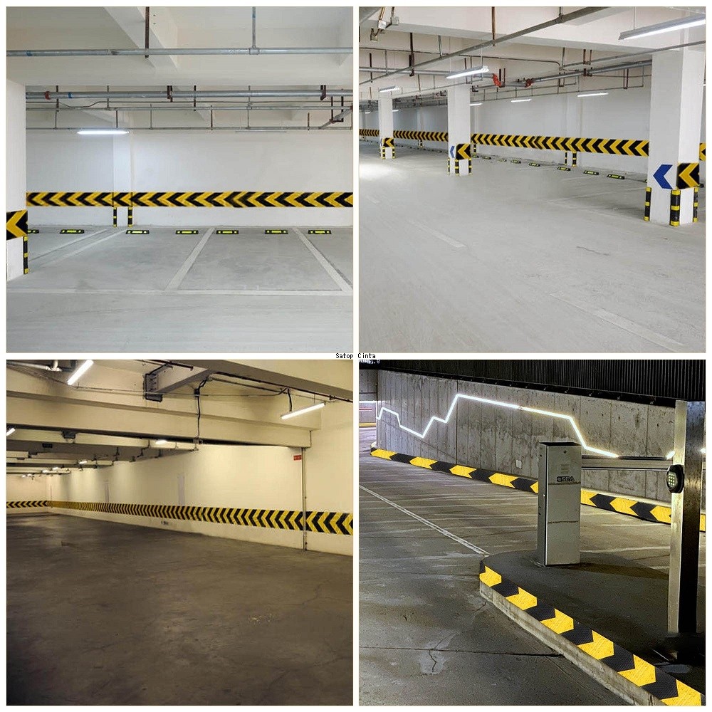 5cm/10cm/20cm*3M Arrow Reflective Hazard Safety Tapes Yellow-Black ...