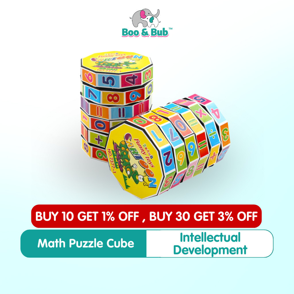 Mathematics Puzzle Educational Toys | Digital Numbers Magic Cube Toy ...