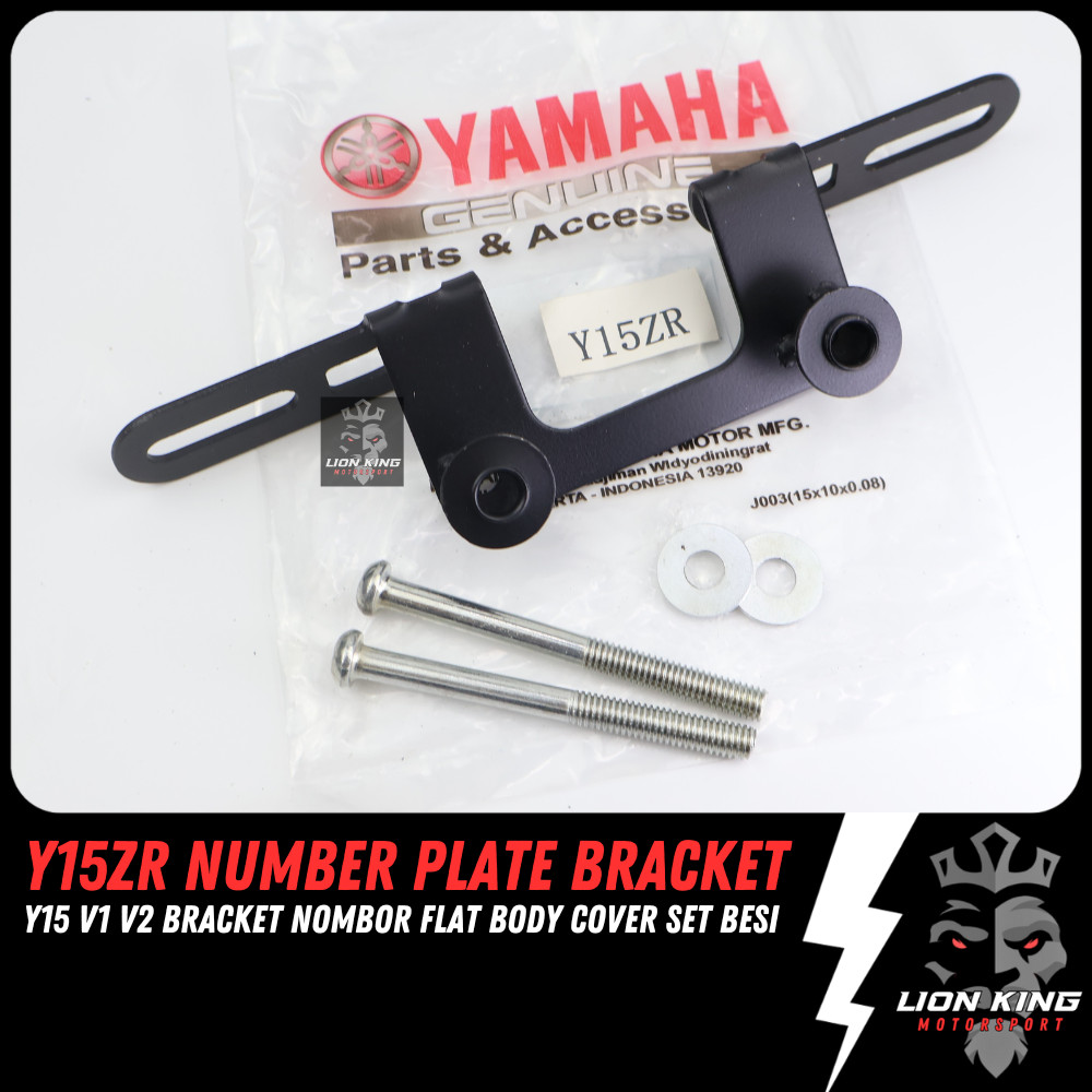 Y15 Front Number Plate Holder Bracket Nombor Flat Braket Depan Body ...