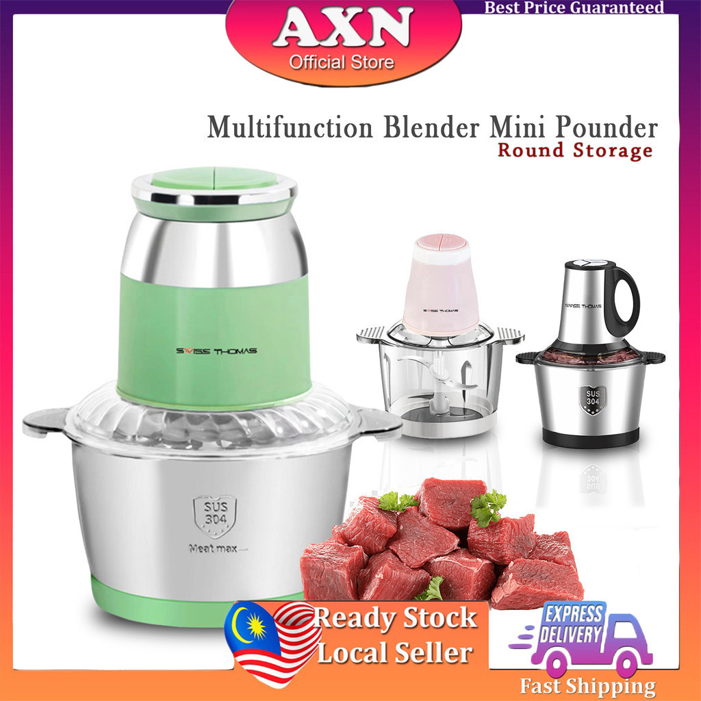 AXN multifunction 2L 3L blender mini pounder yam pounding food Chopper ...