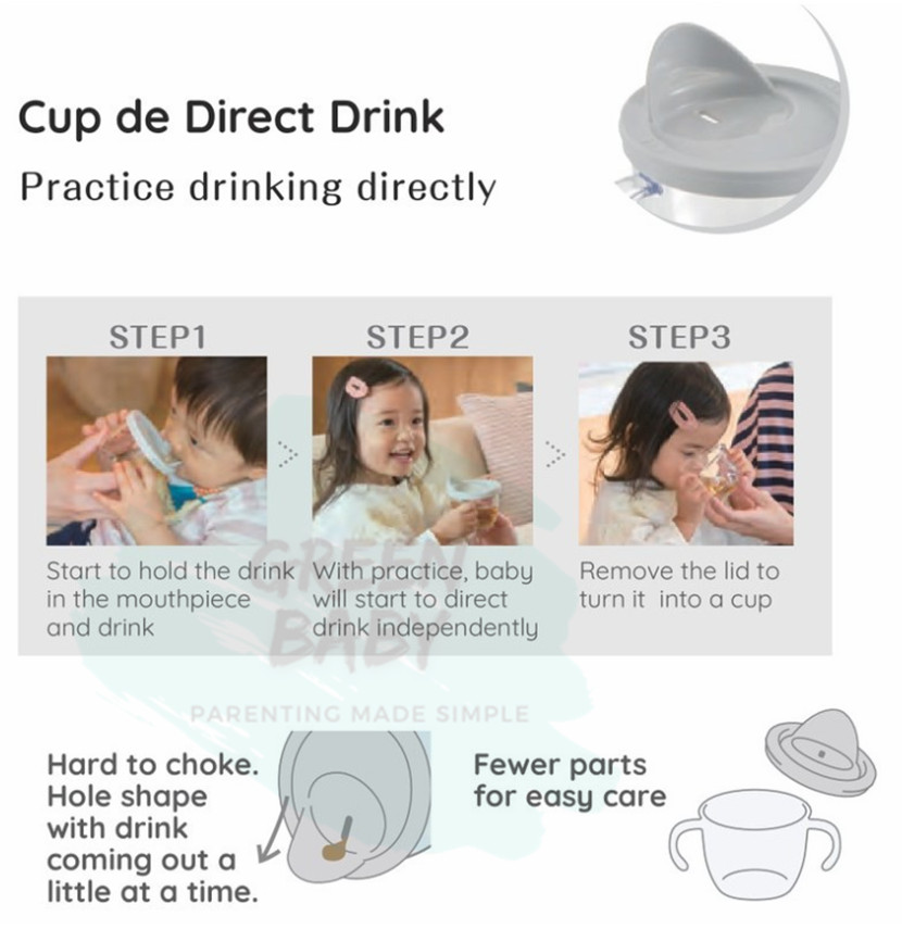 Richell Straw Training Cup 150ml Axstars Tritan de Drinking Cup 150ml ...