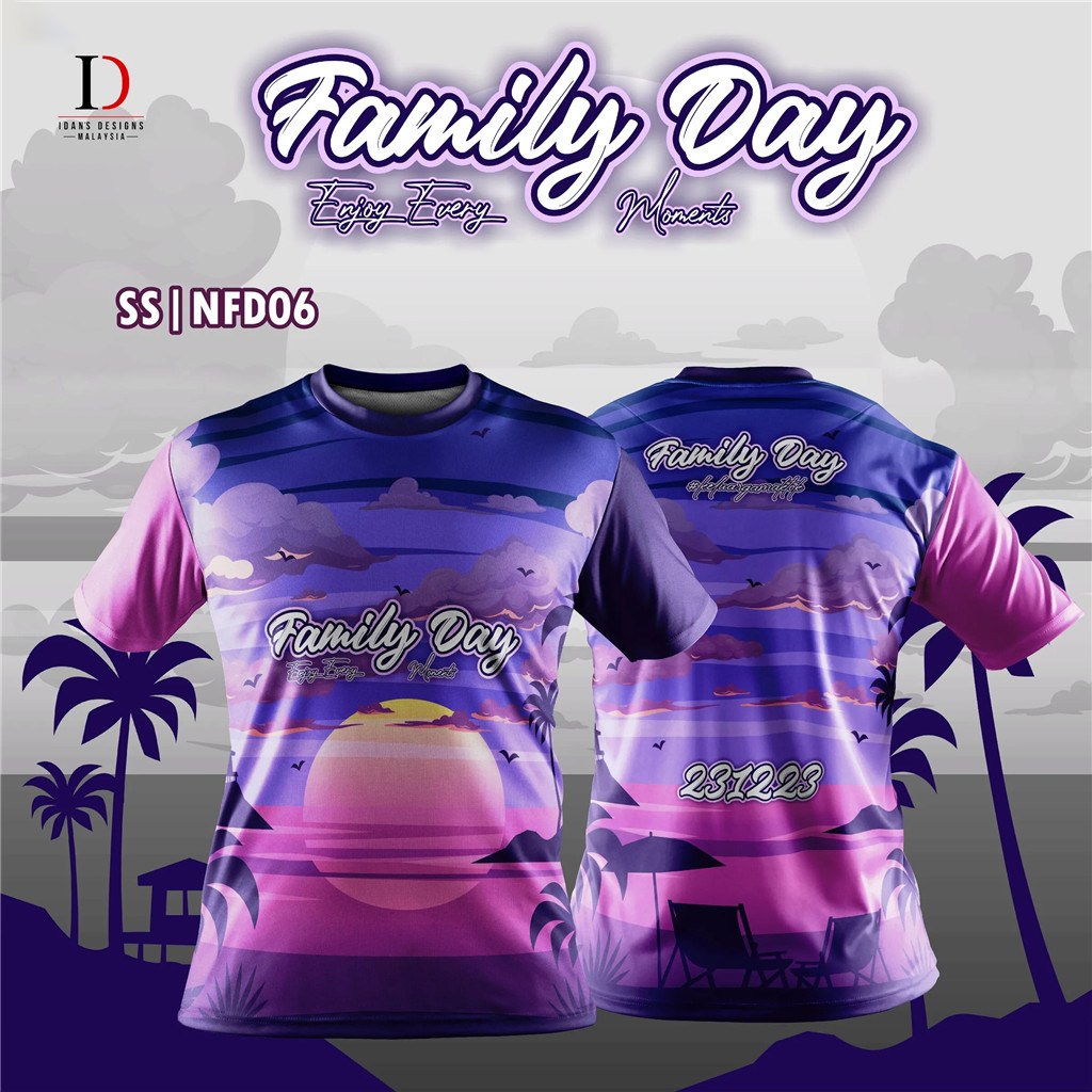 (READY STOCK ) 2024 Newly designed JERSEY Baju Tshirt Lelaki Family Day ...