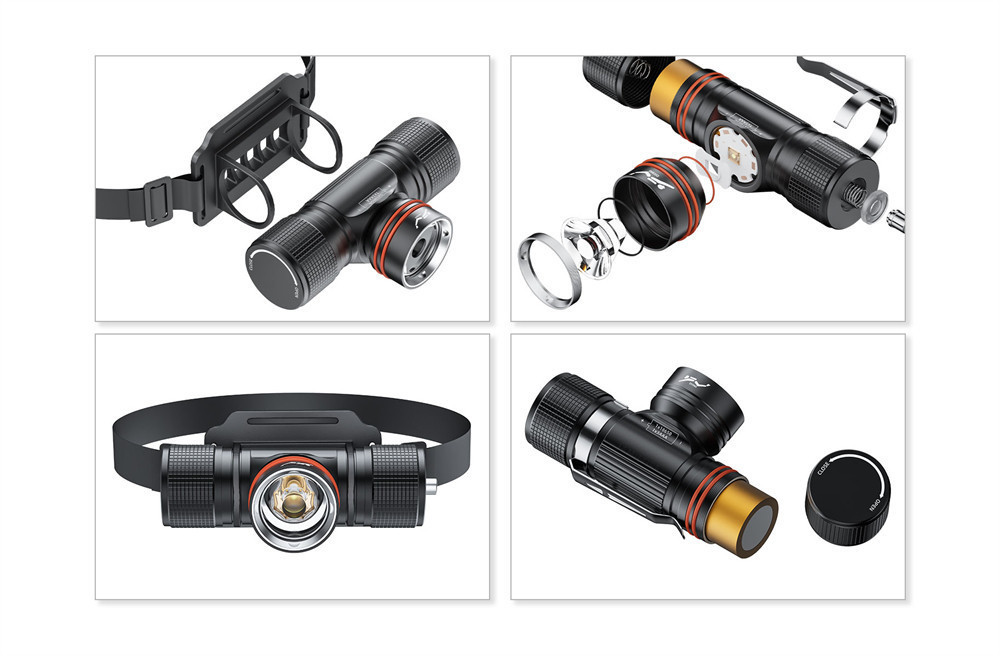 Scuba Diving Headlight Headlamp White Laser LED High Power Head ...