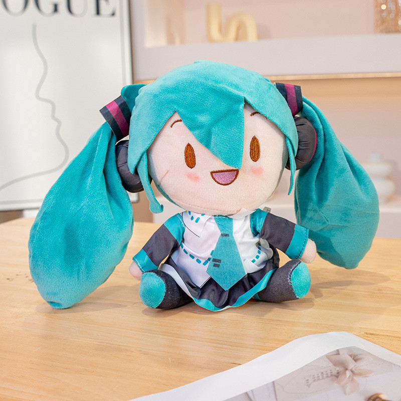 Kawaii Hatsune Miku Plush Toy Cute Fufu Virtual Idol Plushie Doll Decor ...