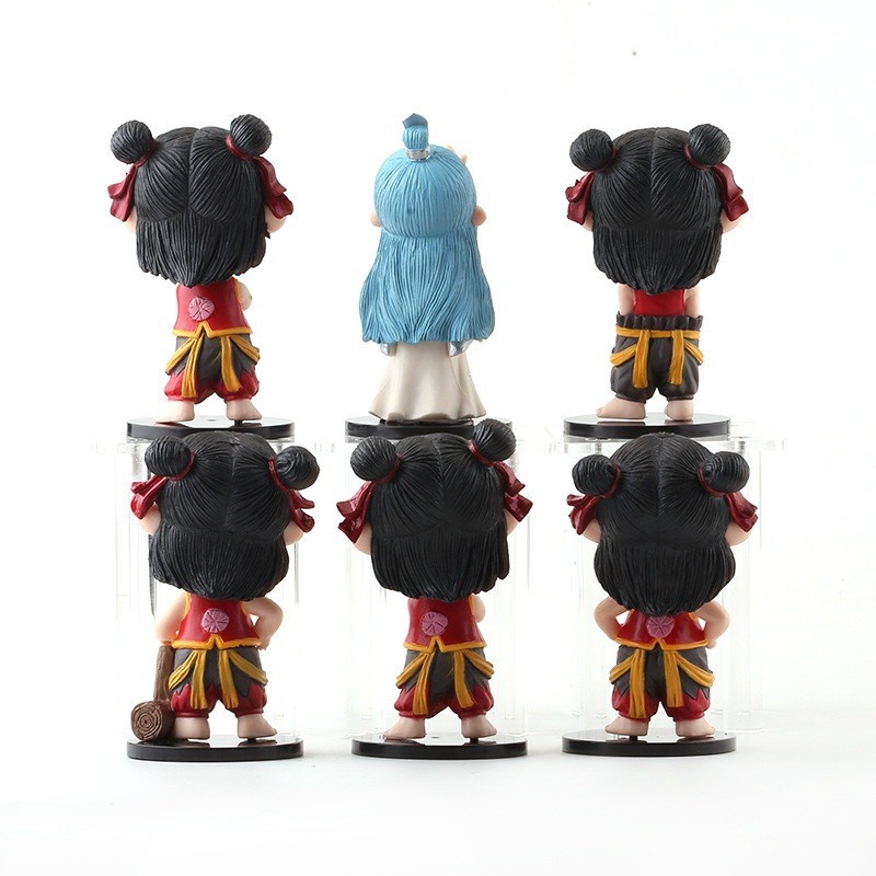 JiaYe--Nezha Figure Ornaments Nezha Movie Figure Nezha AoBing Blind Box ...
