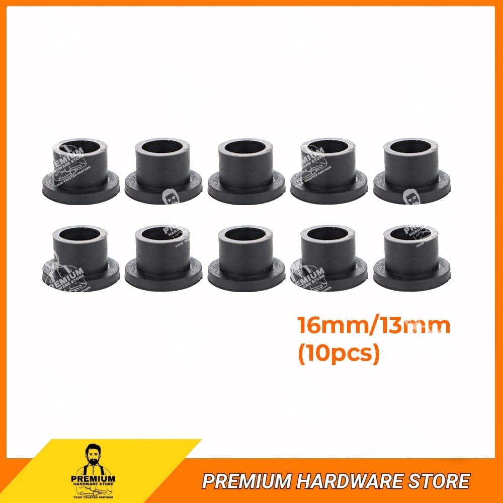 Rubber Grommet Straight Type 16mm X 13mm 10 Pcs Fertigation Irrigation ...