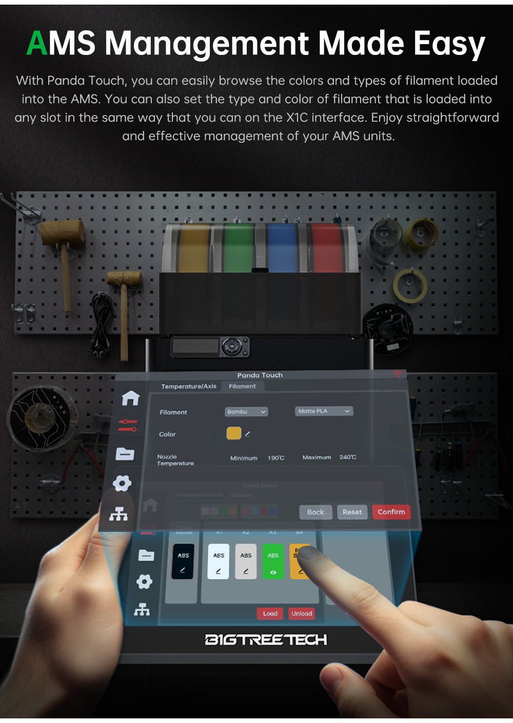 BIGTREETECH Panda Touch V1.0, 5Inch Interactive Display Multi-Printer ...