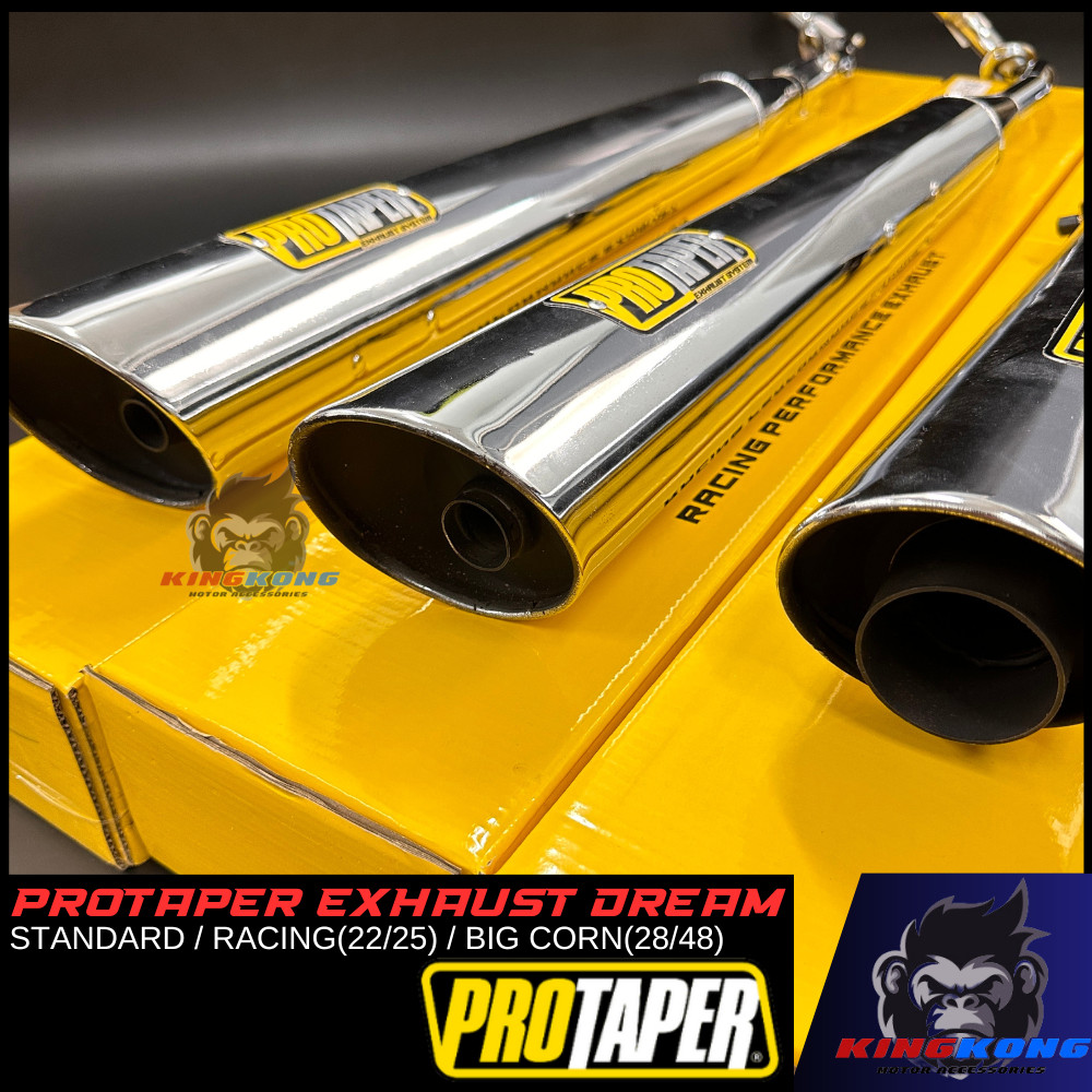EX5 DREAM PROTAPER RACING EXHAUST EXZOS STANDARD / RACING (22/25MM ...