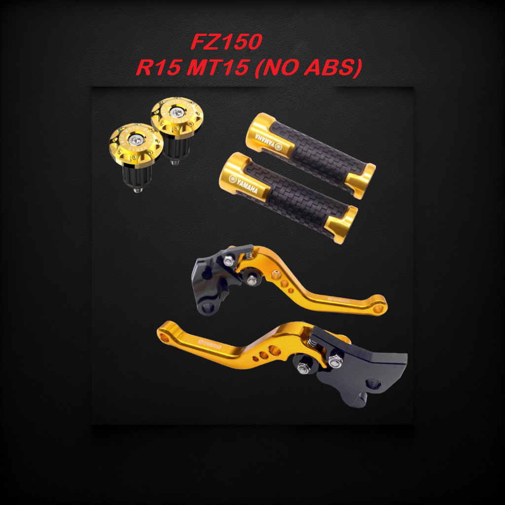 (NO ABS) MT15 R15 V3 FZ150 ADJUSTABLE BRAKE LEVER CLUTCH LEVER ALLOY CNC HANDLE GRIP | Shopee ...