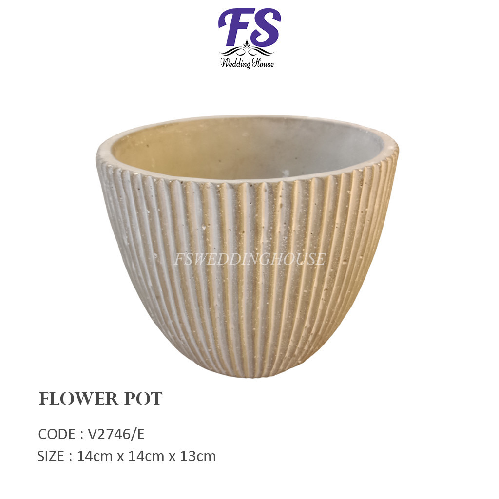 1 PCS - TEXTURE PLANTERS/CERAMIC PLANTERS/FLOWER POT/STONE TEXTURE ...
