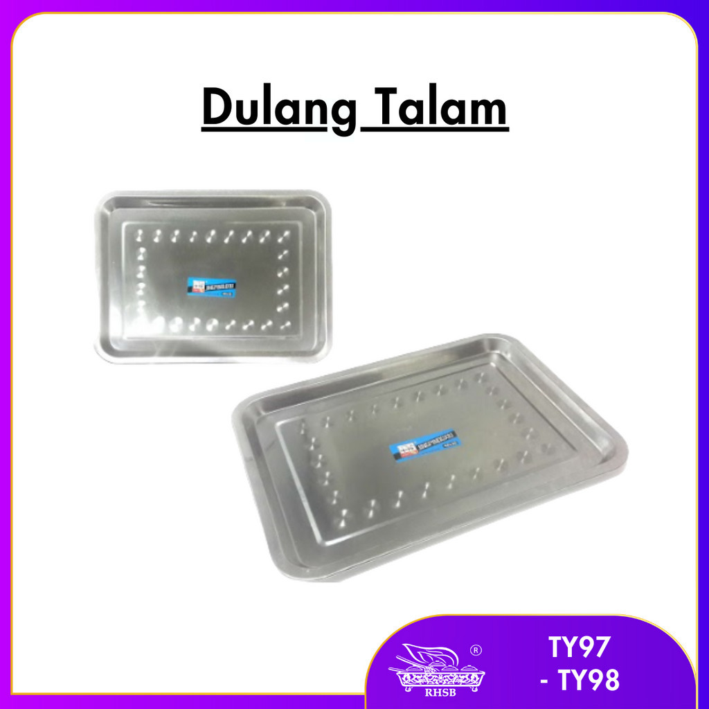 TRAY RECTANGULAR / DULANG TALAM / RECTANGLE SERVING PLATE / SERVING ...