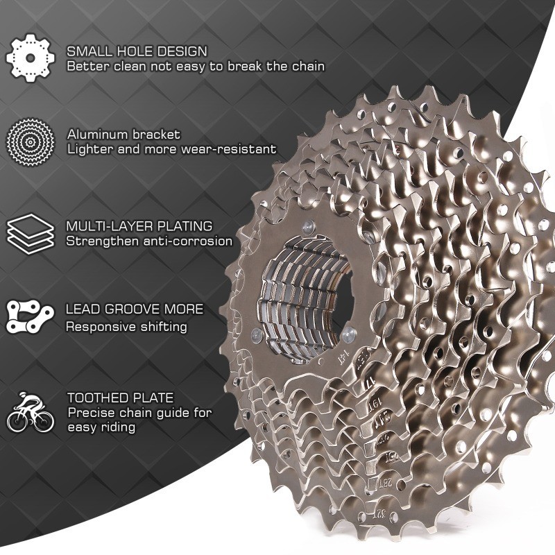 Bucklos 8 Speed Cassette Cogs for Bike 9 10 11 Speed Cassette MTB ...