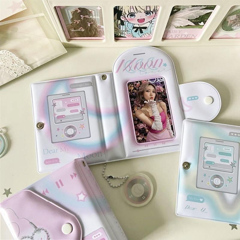 Envelope Shaped Cardholder Mini Hanging Photo Albums Cute Idol Cards ...