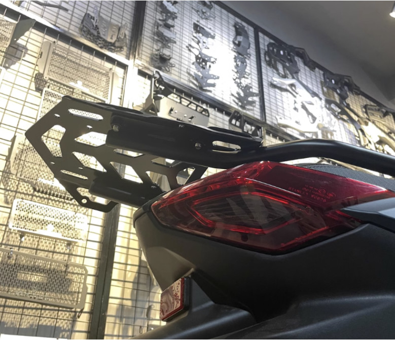 PSLER For Yamaha XMAX300 XMAX 300 Rack Rear Luggage Tail Rack Top Box ...