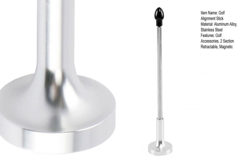 Retractable Golf Alignment Stick Magnetic Golf Swing Aid 2 Section ...
