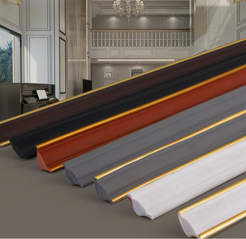 PVC Self-Adhesive Wall Concave Decoration Line Antifouling 3D Wall ...