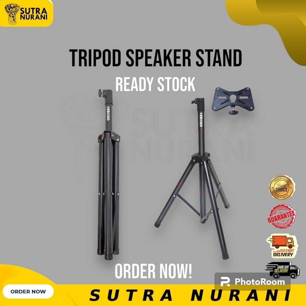 TRIPOD SPEAKER STAND BESI LIPAT – BOLEH LARAS & TAHAN LASAK UNTUK ...