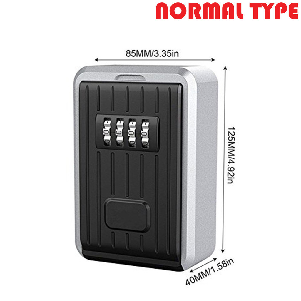SIMPLYBEST Waterproof Wall Mount Key Safe Box Numbering Lock Key ...