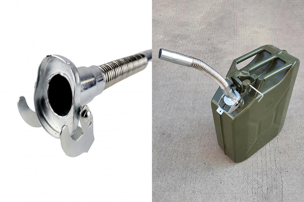 Ake- Car Fuel Pouring Pipe Stainless Steel Spout for Containers ...