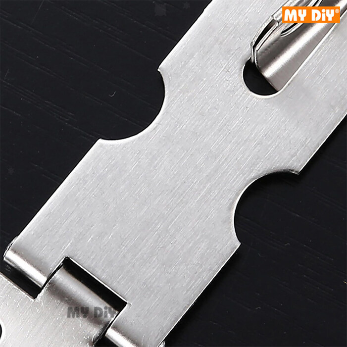 MYDIYHOMEDEPOT - STAINLESS STEEL HASP LOCK & STAPLE FOR SAFETY SECURITY ...