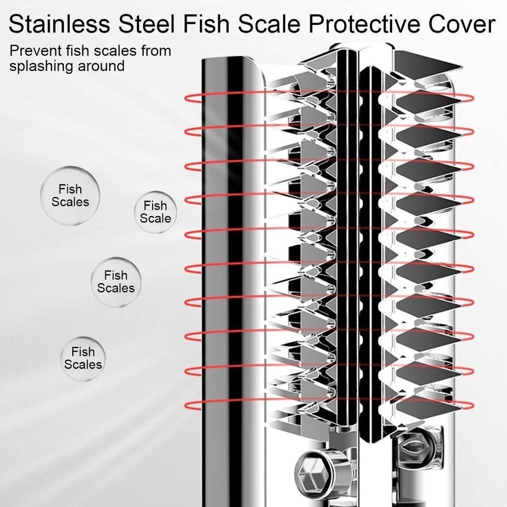 Pure electric fish scale machine quick fish scale removal rechargeable ...