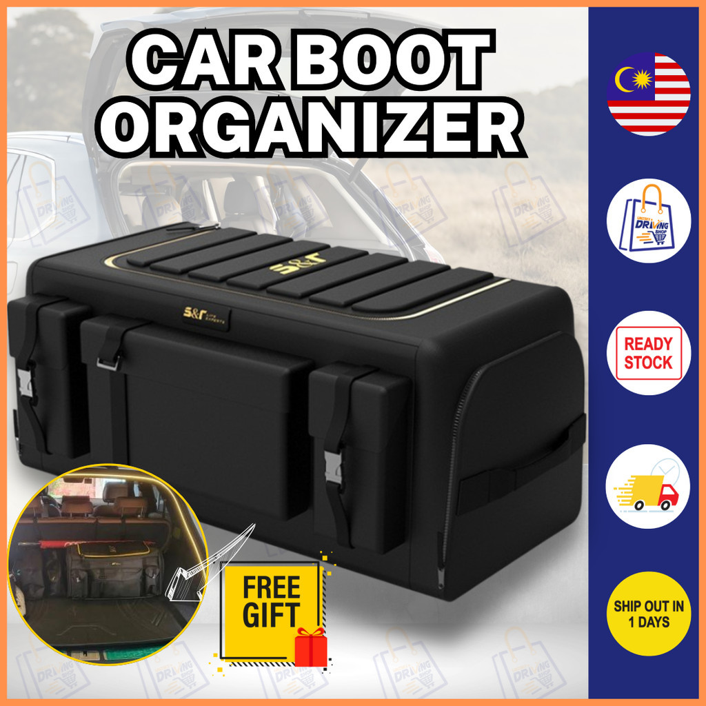 70L Car Boot Storage Box Car Storage Box Car Trunk Organizer Box Oxford ...