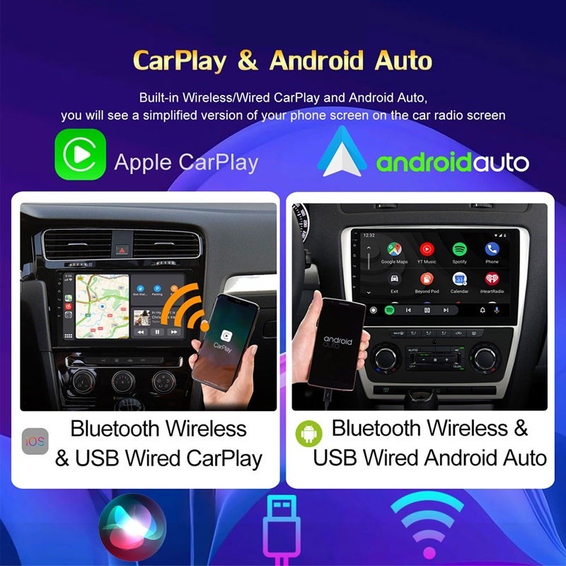 [8+64G 8core 2.6GHz] Octa Core Car Android Player 7/9/10.1 Inch 2din ...